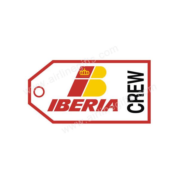 サイズ：横１２cm×縦６cmIBERIA SPAIN CREW（スペイン）オーストラリア輸入のラゲッジタグMade in China(中国製)パイロットケース・フライトバッグに巻きつけて下さい。