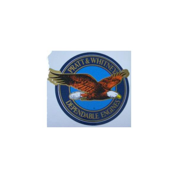 直径 約11.3cmジェットエンジンメーカーPratt &amp; Whitney待望のデカルが入荷しました！<br><br>このDECAL（デカール）は航空機用にコーティングされ、耐候性、耐久性に優れたハイクオリテ...