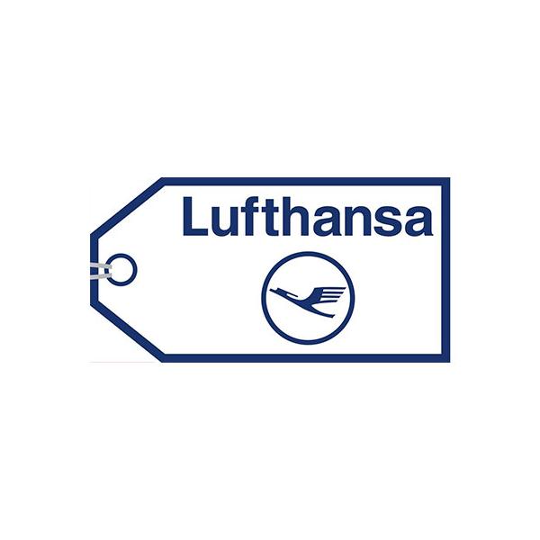 サイズ：横１２cm×縦６cmLufthansa(ドイツ)オーストラリア輸入のラゲッジタグMade in China(中国製)パイロットケース・フライトバッグに巻きつけて下さい。