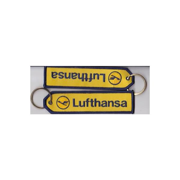サイズ：横12cm×縦3cmLufthansa(ドイツ)カラー：イエローロゴ：紺色輸入国：オーストラリア