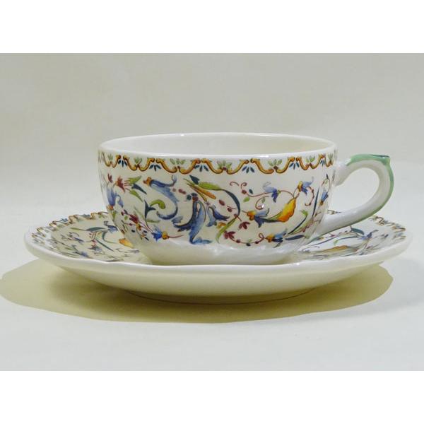 ■新品■Gien Toscana■カップ　口径：９ｃｍ　高さ：５ｃｍ  容量：１３０ｃｃ■ソーサー直径：１５ｃｍ■素材：陶器■ブランド箱なし※当店取扱いのジアン製品はファクトリーの検品が通った正規品ですが、ジアンの食器は裏側に数ヵ所、 釉薬...