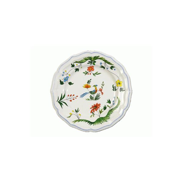 やわらかな光が差し込むフレンチスタイルのダイニングルーム。そのテーブルに並ぶのは素朴で上品な伝統デザインの陶器。そんなシーンにぴったりなオワゾパラディの品です。■新品■Gien Oiseaux de paradis■約直径:１６．５ｃｍ■素...