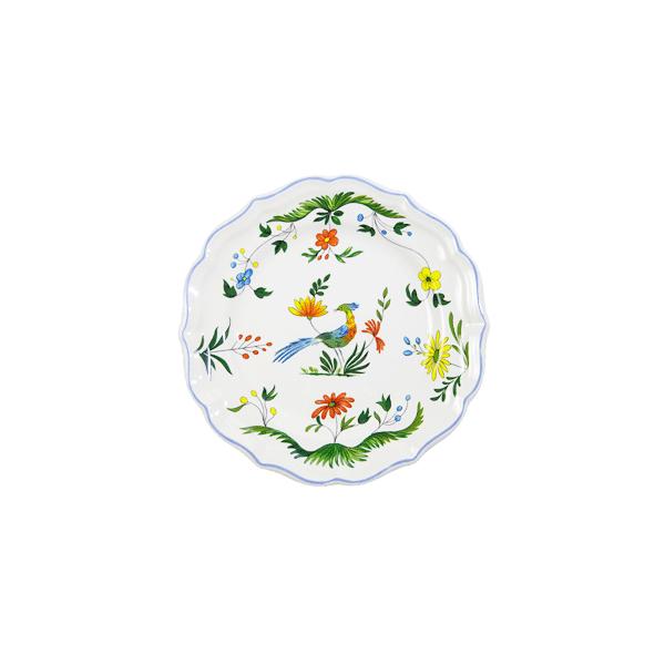 やわらかな光が差し込むフレンチスタイルのダイニングルーム。そのテーブルに並ぶのは素朴で上品な伝統デザインの陶器。そんなシーンにぴったりなオワゾパラディの品です。■新品■Gien Oiseaux de paradis■約直径:２３．２ｃｍ■素...