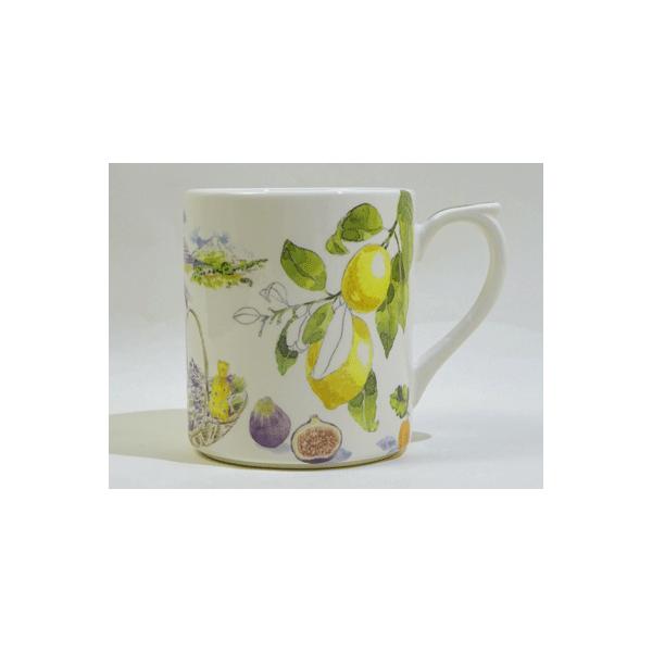 南フランスのマルシェに訪れたかのようなデザインのシリーズ。コーヒータイムにもティータイムにも生活のどの時間帯でも気軽にお使い頂けるマグカップ。ギフトにもお薦めです。■新品■Gien Provence　■外口径：８ｃｍ　高さ：９ｃｍ　２５５ｃ...