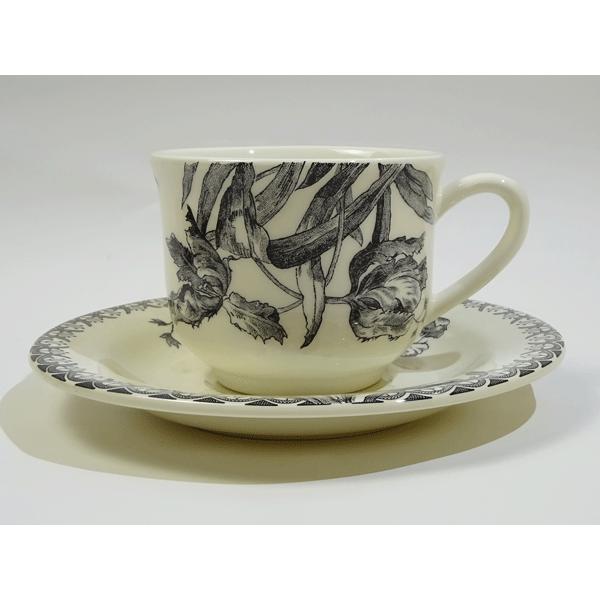 ■新品■GIEN(フランス) ■Tulipes■ティー、コーヒー兼用カップ＆ソーサー■カップ 口径：８．２ｃｍ　高さ：６．５ｃｍ　容量：１８０ｃｃ■ソーサー　直径：１５ｃｍ■素材：陶器■ブランド箱なし※当店取扱いのジアン製品は、ファクトリー...