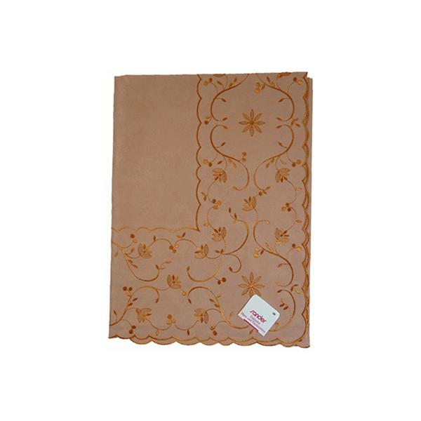 地模様が入った生成り色のしっかりしたクロスです。和風テイストも感じる、あずきアイスのような色で透け感はありません。ポリエステルなので、おウチでのお洗濯も可能です。■新品■サイズ：四角８５ｘ８５ｃｍ(画像の丸テーブルは、９０ｃｍです)■１００...