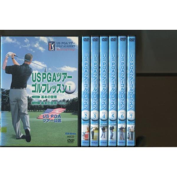US PGAツアーゴルフレッスン/全7巻セット 中古DVD レンタル落ち/a3818※VOL.6ディスク中央部分にひび割れがあり、テープで補修しておりますが、再生に問題ございません。※VOL.7ディスク表面の印刷が一部剥がれておりますが、再...