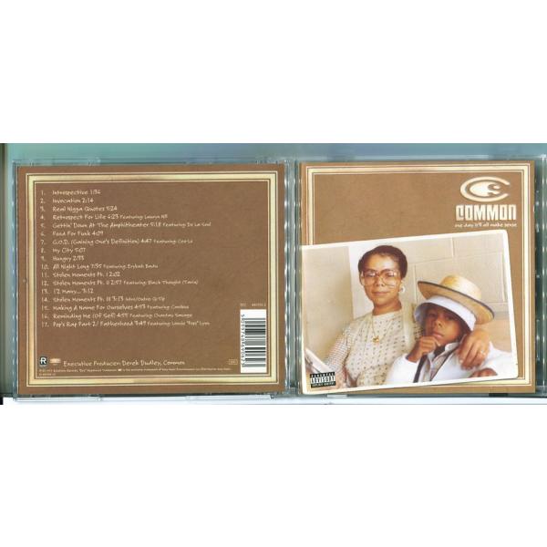 ONE DAY IT'LL ALL MAKE SENSE COMMON/CD 中古 セル版/e0807セル版です。レンタル落ちではありません。ディスクはクリーニング済みです。ジャケットカバーにシミ汚れがございます。ケース交換済みです。その他...