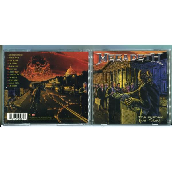 MEGADETH メガデス THE SYSTEM HAS FAILED/CD 中古 セル版/e0931セル版です。レンタル落ちではありません。ディスクはクリーニング済みです。ケース交換済みです。ジャケットにスレキズや日焼けなどの傷みがありま...