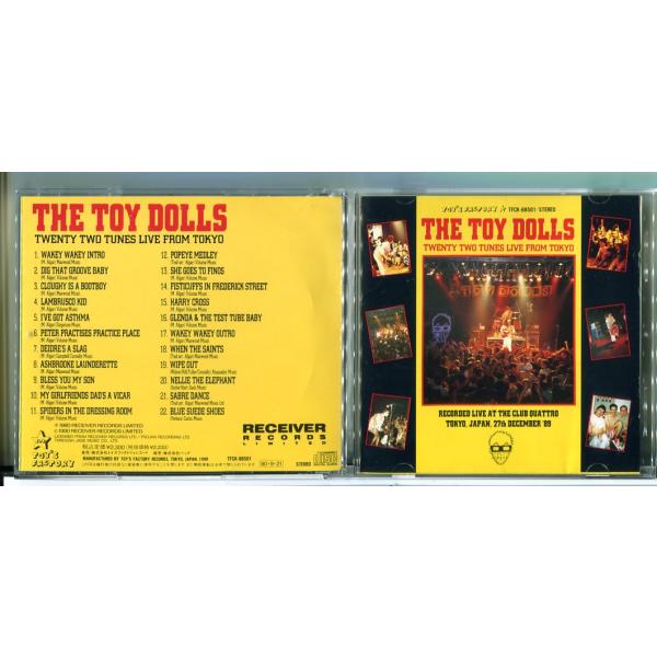 THE TOY DOLLS TWENTY TWO TUNES LIVE FROM TOKYO/CD 中古 セル版/e1142セル版です。レンタル落ちではありません。ディスクはクリーニング済みです。ジャケットカバーにシミ汚れがございます。ケー...