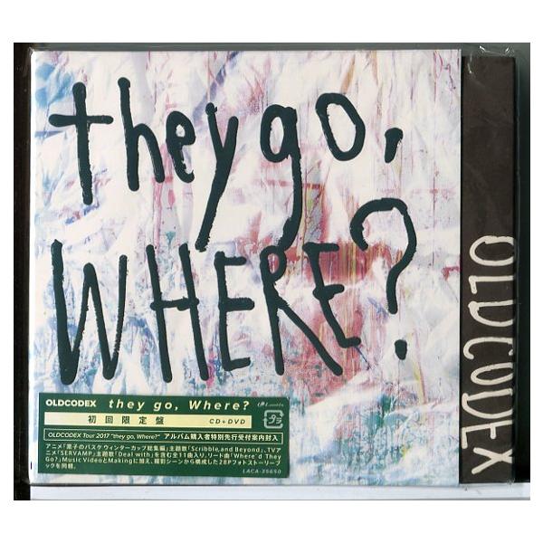 【新品】they go,Where? (初回限定盤 CD+DVD) OLDCODEX/n0603新品未開封です。店頭に並んでいたため若干の日焼けや梱包ビニールにスレがございます。ご了承ください。国内正規品です。