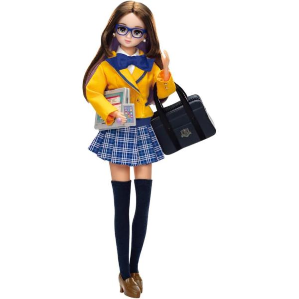 ＃Liccaの大人気フレンドドール＃ゆいゆいが待望の女子高生制服スタイルで登場！センターパートのストレートヘアにパープルのインナーカラーが知的な＃ゆいゆいの魅力を引き立てます。コントラストの効いたブレザースタイルをカッコよく着こなしたアオハ...