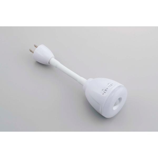 パッと点いて、そっと消える自在に向きを変えられるスマートライト人感センサー機能付きのランプです。AC100Vコンセント式角度を自由に360度フレキシブルアームを軽く曲げるだけで、照らす向きを自由に変えられます。選べる2つの光色　白色/暖色ラ...