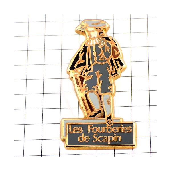 背景の１マスは５mmです。当店のピンバッジ はヴィンテージのレアな限定ピンバッジ です。それぞれのピンズの裏側の針には、新品の留め具をセットしてお送りします。新品の留め具代はピンズの商品代に含まれております。「MOLIERES」と裏にかかれ...