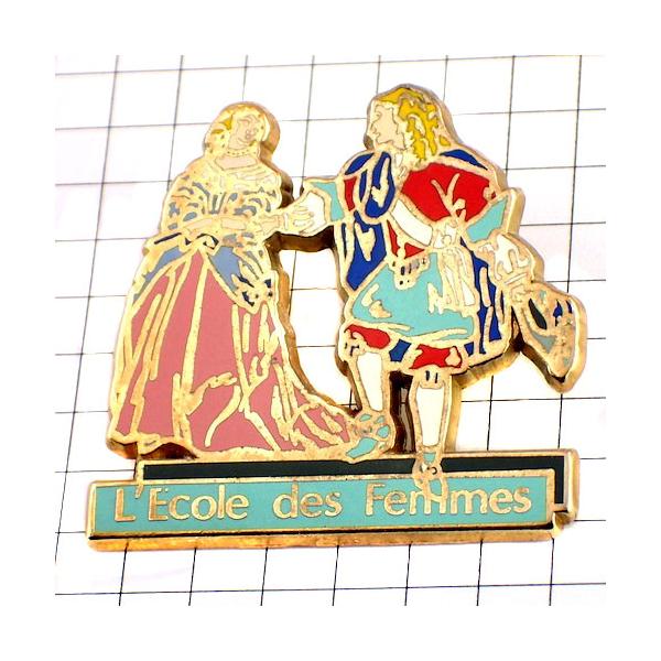 背景の１マスは５mmです。当店のピンバッジ はヴィンテージのレアな限定ピンバッジ です。それぞれのピンズの裏側の針には、新品の留め具をセットしてお送りします。新品の留め具代はピンズの商品代に含まれております。「MOLIERES」と裏にかかれ...