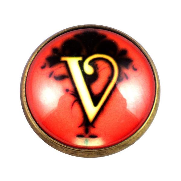 直径約２２ミリ、厚みは約６ミリです。表面のコーティングはガラスで、ドーム状になっています。他のアルファベットや数字もございます。ぜひご覧ください。背景の１マスは５mmです。