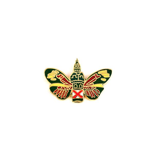 背景の１マスは５mmです。当店のピンバッジ はヴィンテージのレアな限定ピンバッジ です。それぞれのピンズの裏側の針には、新品の留め具をセットしてお送りします。新品の留め具代はピンズの商品代に含まれております。