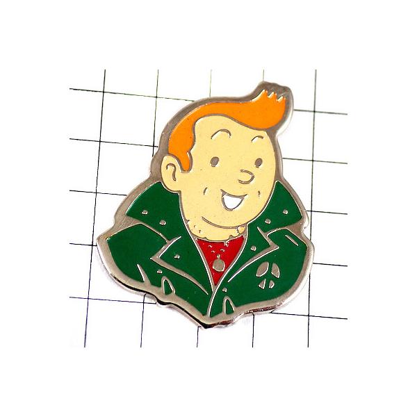 背景の１マスは５mmです。当店のピンバッジ はヴィンテージのレアな限定ピンバッジ です。それぞれのピンズの裏側の針には、新品の留め具をセットしてお送りします。新品の留め具代はピンズの商品代に含まれております。「HERGE」と裏にかかれています。