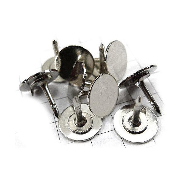 （※お送りするのは針だけです。留め金は別にご購入くださいませ。）接着面となる土台も含めた針の長さは８.５ミリ。土台の直径は８ミリです。古くなった針の取り替えやピンズ製作用の部品としてお使いください。ピンバッジの針の価格は１０本セットの価格で...