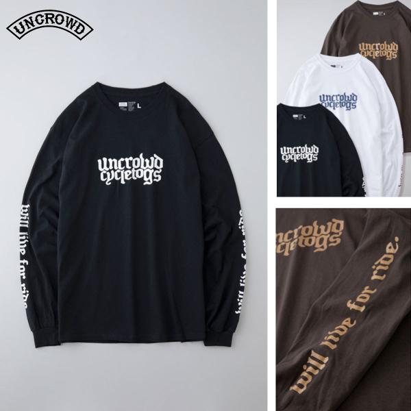 胸と袖にプリントを配したロングスリーブシャツ 【サイズスペック】 SIZE S 着丈：65cm/身幅：49cm/肩幅：42cmSIZE M 着丈：69cm/身幅：52cm/肩幅：46cmSIZE L 着丈：73cm/身幅：55cm/肩幅：5...