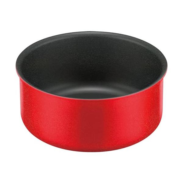 「サーモス デュラブルシリーズ 取っ手のとれる鍋KOC 18cm ガス火専用 ブライトレッド KOC-018 BTR」▼4562344380553▼（商品説明）ガス火専用ブライトレッド/18cm/KOC-018 BTR・Color:ブライト...