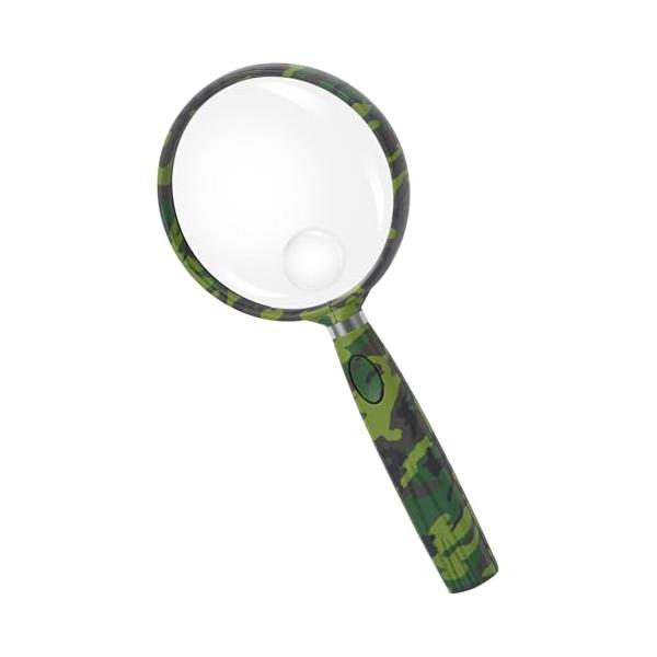 迷彩色/1/0502-Micai・Color:迷彩色Size:1・仕様：173 mm*75 mm*13 mm、レンズ直径73 mm、重量46 g・高品質な素材：ハンドルにプラスチック素材を採用で滑りにくく、人間工学に基づいたデザイン、レンズ...