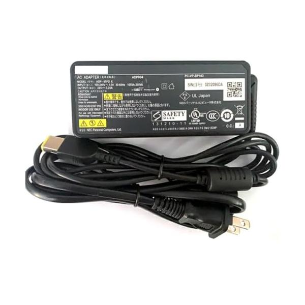 ブラック/-/GLM-GA-65-C・パッケージ個数:1・NEC Lenovo BP98 ADP-45 20v 2.25A 45W など 対応 互換 ACアダプター 電源・INPUT:100-240V OUTPUT:20V 2.25A　PS...