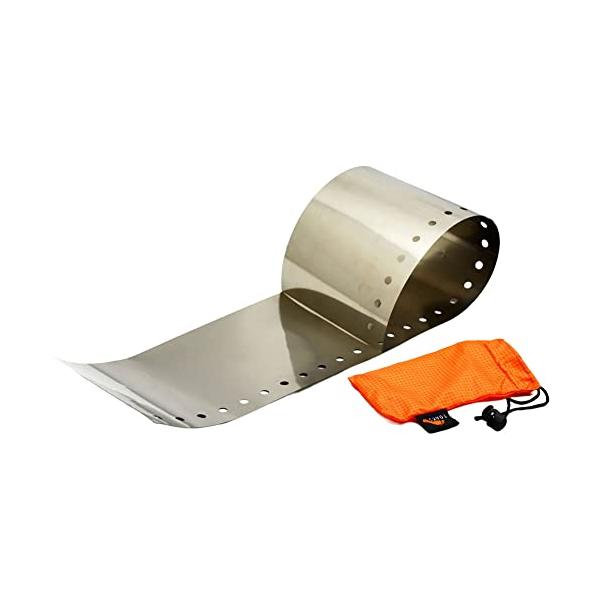 「TOAKS Titanium Wind Screen」▼6956009310081▼（商品説明）銀灰色/-/WSC-01・パッケージ個数:1・サイズ580mm×118mm・重量15g・素材チタンTOAKS チタン製ウインドスクリーンは、ア...