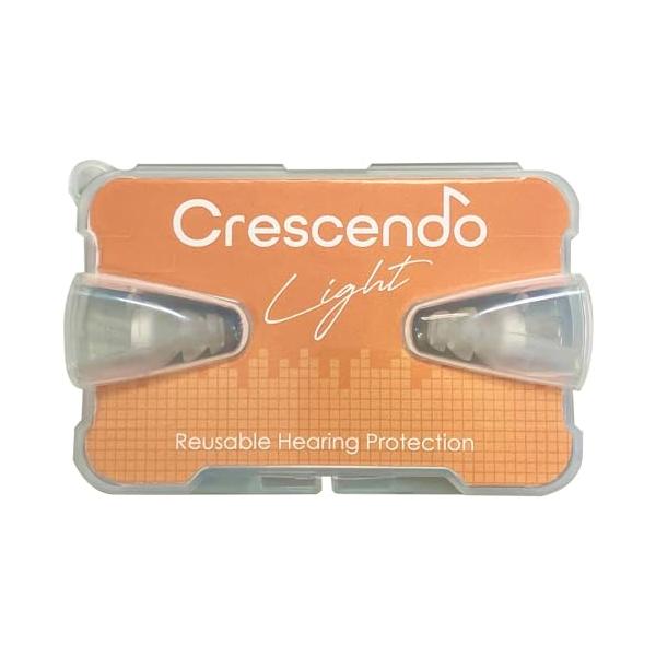 「CRESCENDO ライブ用耳栓 Music Light イヤープロテクター/音楽鑑賞/自然な音と通気性/Mサイズ」▼4959112286740▼（商品説明）1サイズ(M)Light/ミディアム（M）サイズ/-・Style:1サイズ(M)...