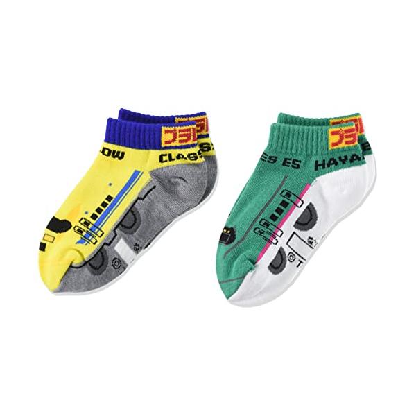 「オカモト プラレール 子供靴下 セット 新幹線 電車 鉄道 つま先かかと丈夫 人気 学校 幼稚園 男の子 スニーカー プレゼント」▼4550310464420▼（商品説明）プラレール 子供靴下 セット 新幹線 電車 鉄道 つま先かかと丈夫...