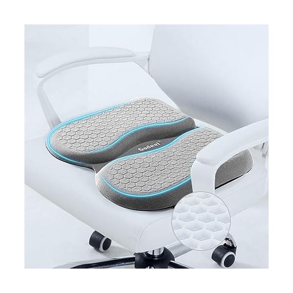 グレー/-/-・Color:グレー・新型内凹ゲルクッション、体圧を分散 Gadeelゲルクッションは、弧面設計を採用し、座り心地が弾性に富み、自然に足を支えて、足の圧力を分散し、足の不快感を軽減します。また、中央のくぼみの設計により、痔や男...