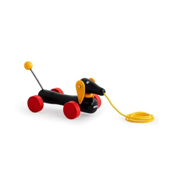 「BRIO (ブリオ) プルトイ ダッチー  犬のおもちゃ  対象年齢 1歳~ (引き車 引っ張るおもちゃ 木製 知育玩具) 30332」▼7312350303322▼（商品説明）プルトイ ダッチー  犬のおもちゃ  1歳~ 30332/-...