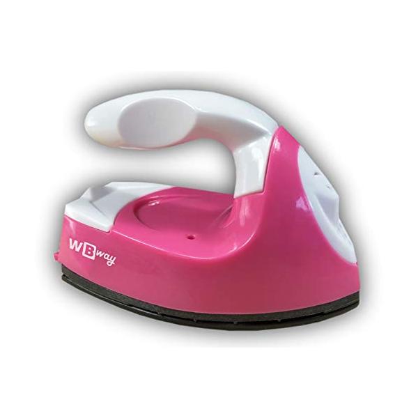 コンパクトピンク/-/-・型番：LT-IR1A 自立式 ミニアイロン（恒温ドライタイプ）・国際通用電源：100-220V（50-60Hz供用）60-300w・温度範囲：100-180℃・サイズ：100×60×65mm、かけ面：テフロンコーテ...