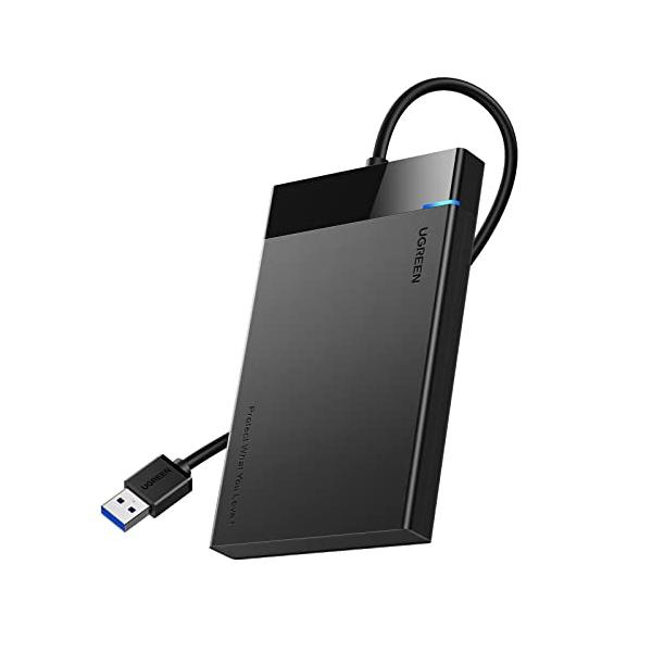 ブラック/-/30847・パッケージ個数:1・5Gbpsデータ転送速度・データ転送をもっと快適にUGREENこの2.5インチ HDD ケースはUSB 3.0接続、そして高速通信を可能にするSATA 3.0に対応しており、データ転送速度がUS...