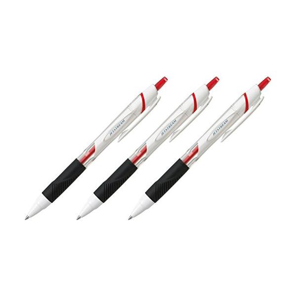 赤/-/-・パッケージ個数:3・三菱鉛筆 油性ボールペン ジェットストリーム スタンダード 0.5mm SXN15005.15 赤/赤 ３セット