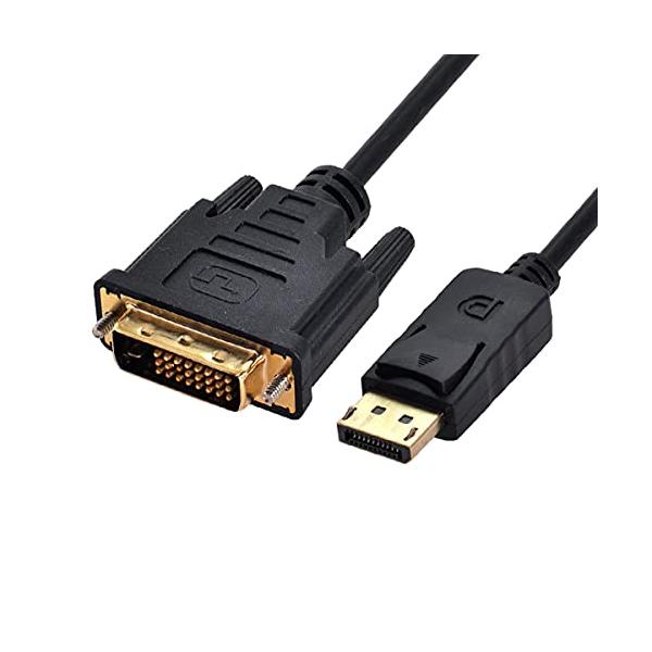 「CHENYANG Cablecc DisplayPort DPオスソースからDVIオスシングルリンクビデオ 1080p 60hzケーブル 6フィ」▼652065553641▼（商品説明）・ブラック DP-HDMI 2K。 6 feet D...