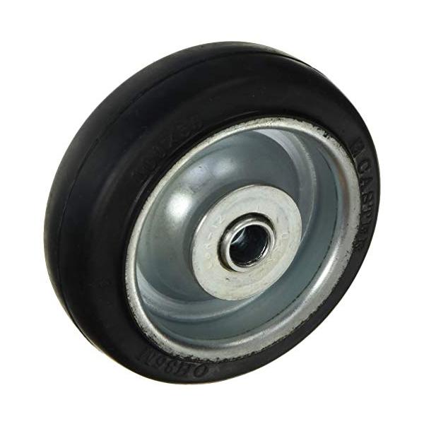 「OHプレスキャスター車輪のみゴム車100mmOH35M100」▼4963360002021▼（商品説明）・ 車輪径D(mm):100●車輪幅(mm):35●ボス幅B(mm):42●穴径d(mm):12 OH35M-100・原産国:日本・●...