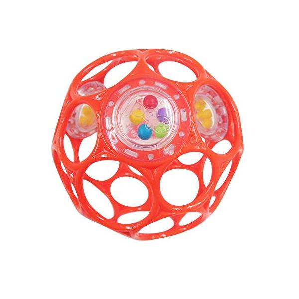 「キッズツージャパン(Kids II Japan) ブライトスターツ Bright Starts Oball オーボールラトル【0ヶ月~】ベビーカ」▼4018928004181▼（商品説明）・レッド  11487・Bright Starts...