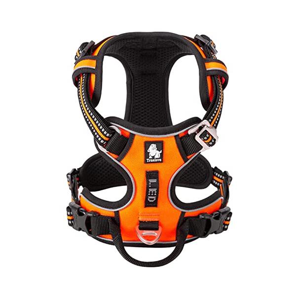 「cocomall 2020新型 犬用ハーネス 犬用胴輪 ドッグ ペット用品 ハーネス 3M反射材料 訓練 ナイロン製 小型犬、中型犬、大型犬に向」▼▼（商品説明）・オレンジ XS 5653・・Size:XSColor:オレンジ・【新しいデ...