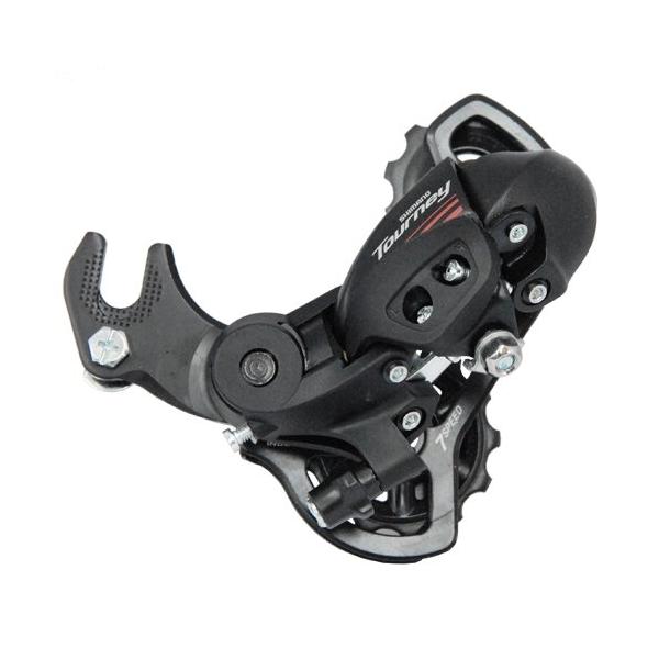 「シマノ (SHIMANO) リアディレイラー (ROAD) RD-A070-B 7S 逆爪タイプ ERDA070B TOURNEY (ターニー)」▼689228297425▼（商品説明）マウントブラケットリアディレーラー。・ブラック W/...