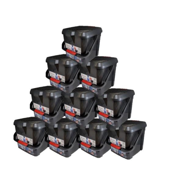 ※こちらの商品はお届け先が　ご法人様限定となっております。　土日祝を除く平日のみの発送で　お届け日も平日限定となります。　　必ずご注文の際にカート内の記入欄に　ご法人様名をご記載くださいませ。「イノマタ化学かしこいバケツ17Lブラック」は、...