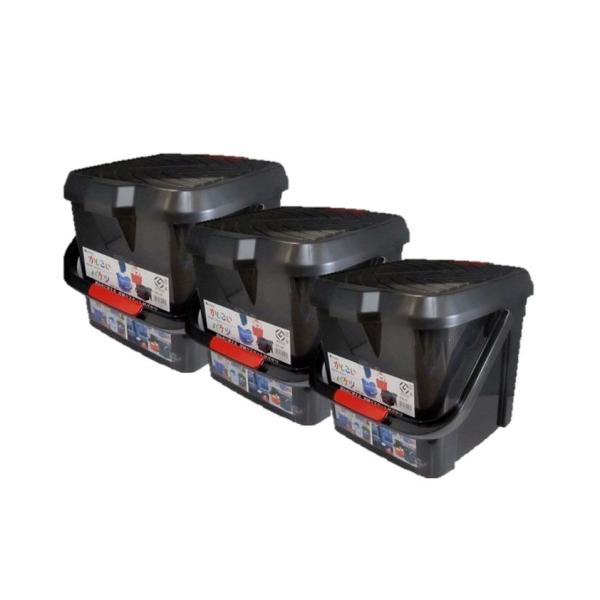 「イノマタ化学かしこいバケツ17Lブラック」は、踏み台にも使える収納バスケットを内蔵した多用途バケツです。バケツとして使えるのはもちろん踏み台やレジャーその他用の椅子として使え、収納バスケットには洗車などの用具の収納ができ、使い方はアイデア...