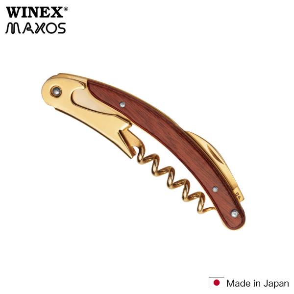 WINEXとマクソスが共同開発した世界に誇る三日月（クレッセント）形デザインのオリジナル『CRESCENT クレッセント』。スクリュー部分に“フランス刃”を使用することにより、しなやかさと引っ張り強度が大幅アップ！ボトルの口にあたるフック部...