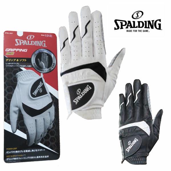 スポルディング / ＳＰＡＬＤＩＮＧ / SPALDING品　番：ＳＰＧＬー３６５７サイズ：Ｓ（２１〜２２ｃｍ)　　　　Ｍ（２３〜２４ｃｍ）　　　　Ｌ（２５〜２６ｃｍ）カラー：ホワイト、ブラック素　材：合成皮革・ニット左　右：左手装着用その...