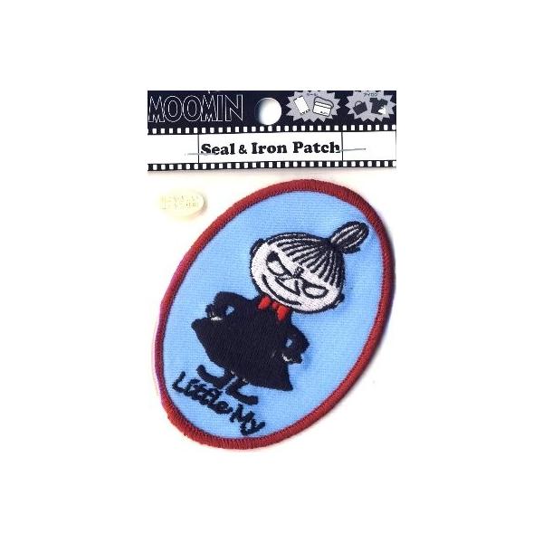 キャラクター 刺しゅうワッペン・ムーミン（リトルミイ） ap-FST-M01Y5818 ＜アイデア次第で色々使えます！＞キャラクターのワッペンやネームテープを製品に張り付けて販売することは法律上禁止されています。（一般柄は全く問題ございませ...