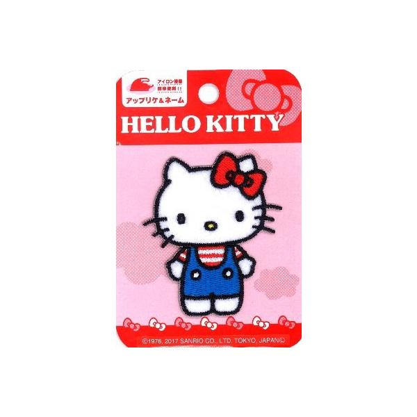 キャラクター 刺しゅうワッペン・キティ AP-PAO-BC-13 ＜アイデア次第で色々使えます！＞キャラクターのワッペンやネームテープを製品に張り付けて販売することは法律上禁止されています。（一般柄は全く問題ございません）（ 手芸 ハンドク...