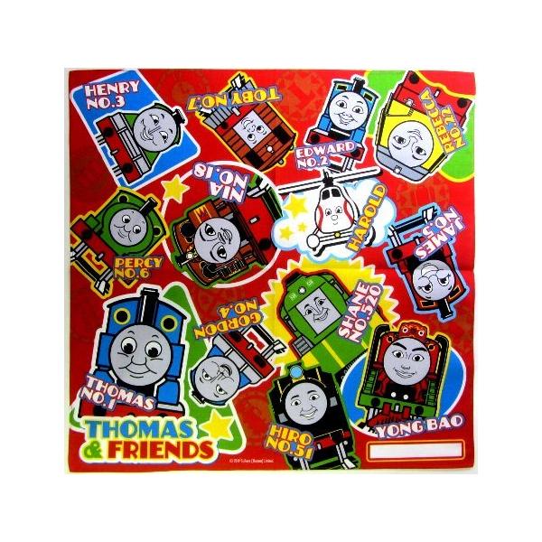 キャラクター ランチクロス 機関車トーマス （ サークル/赤 ) （ サイズ 約43×43ｃｍ ) 綿　１００％  nap-bnb-56204ランチ（給食）ナフキンはもちろんの事、お弁当包みにもなります。（ キャラクター ランチクロス ラン...