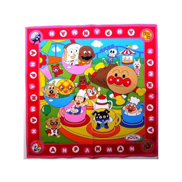 キャラクター ランチクロス　アンパンマン（遊園地・赤）１３（  ランチョンマット 給食ナフキン ナフキン ランチクロス ） nap-fst-16122608 ランチ（給食）ナフキンはもちろんの事、お弁当包みにもなります。（ キャラクター ラ...
