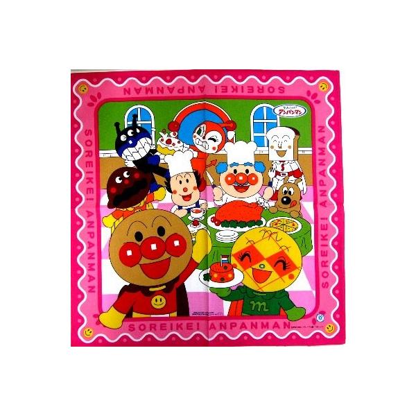 キャラクター ランチクロス　アンパンマン（パーティ・ピンク）１２（  ランチョンマット 給食ナフキン ナフキン ランチクロス ） np-ons-anpan-pk12 ランチ（給食）ナフキンはもちろんの事、お弁当包みにもなります。（ キャラク...