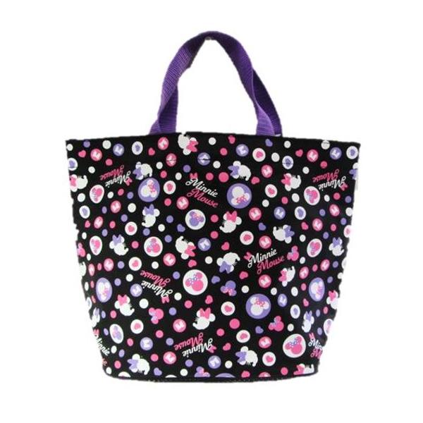 ◇ キャラクター ビニールバッグ （ プールバッグ ) （ お砂場バッグ ) トート ミニーマウス （ チャーム柄/ドット ブラック ) pub-fst-162738-17-010サイズがありますのでよくお確かめください。（ ビニールバッグ...